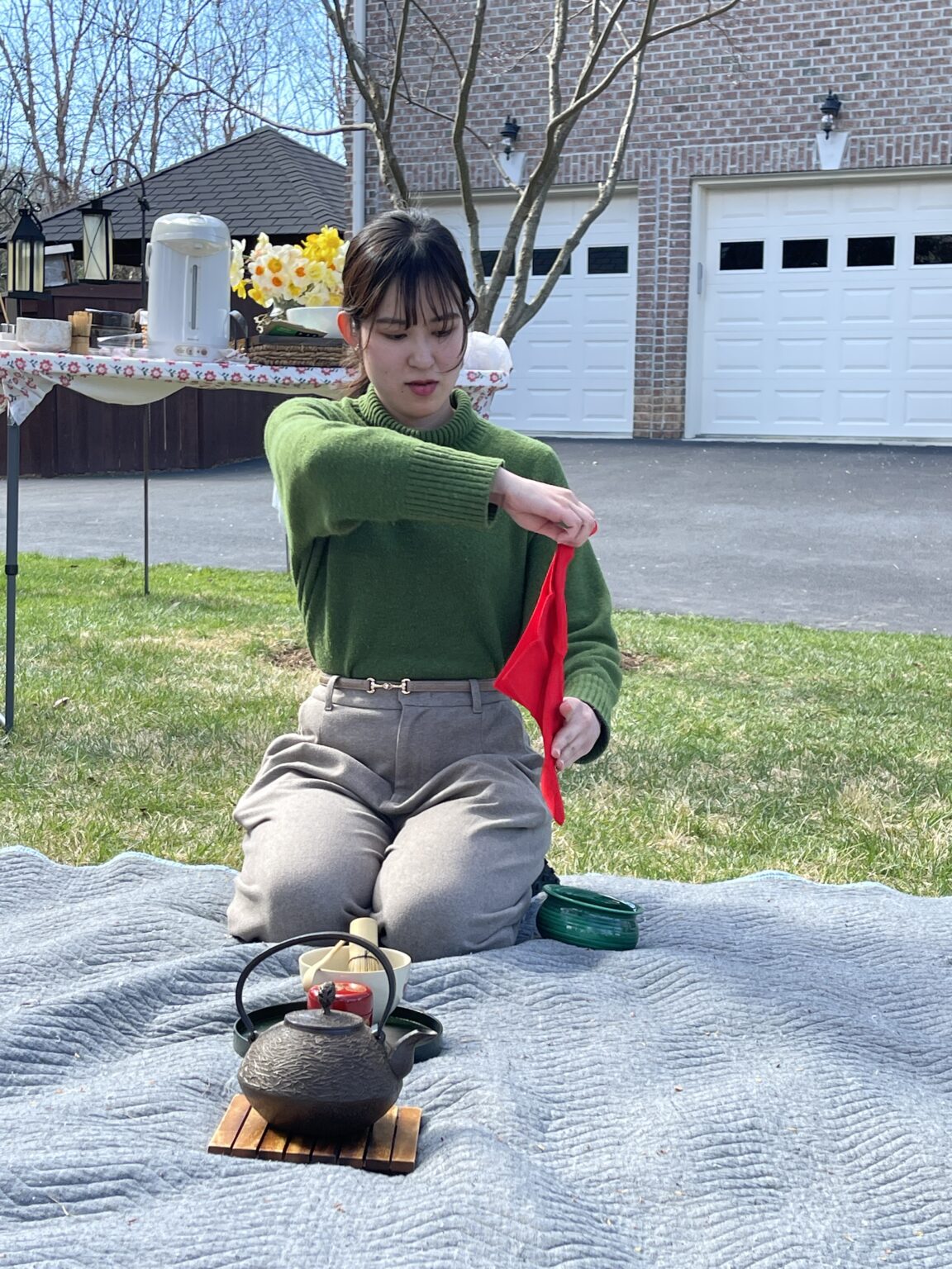 Tranquil Team Time: Xsensus Enjoys Tea Ceremony Under the Cherry ...